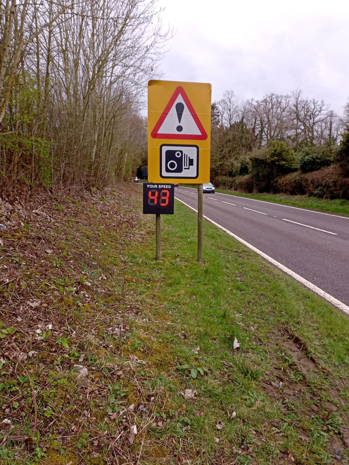 Kelmarsh - Speed Indicator Signs - Coeval